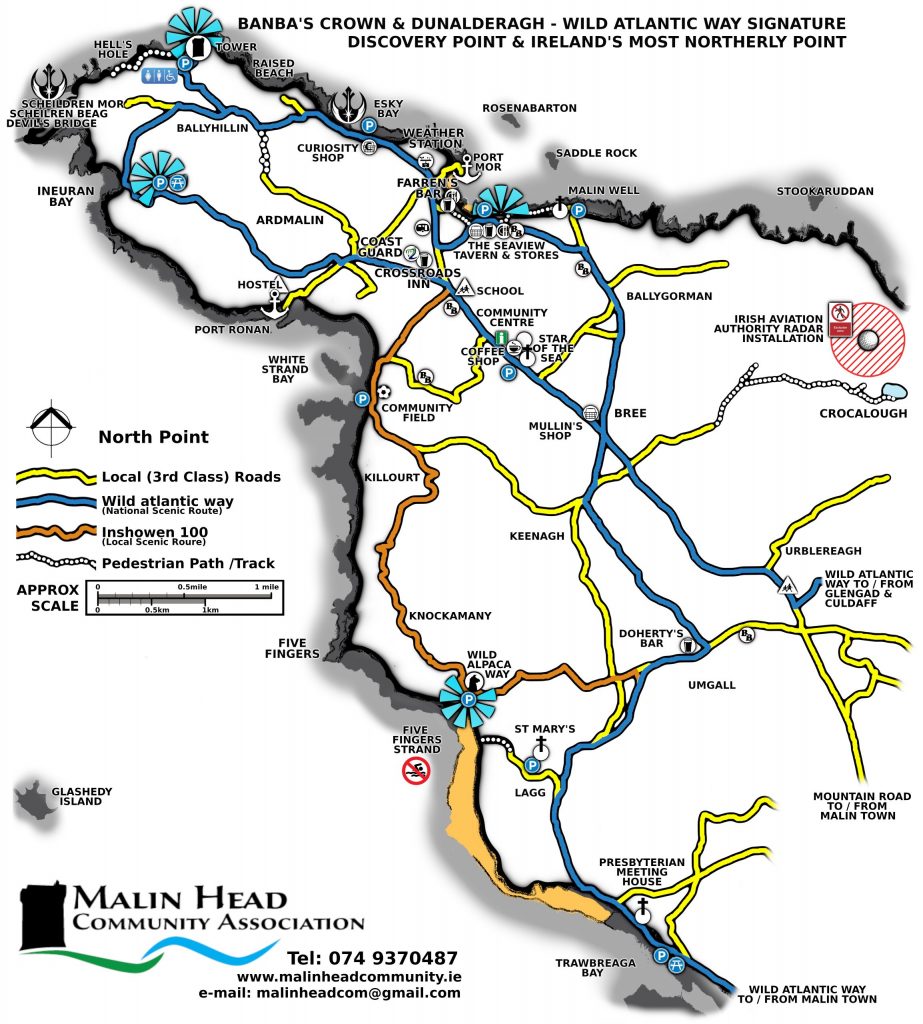 Visitor Map - Malin Head Community Association